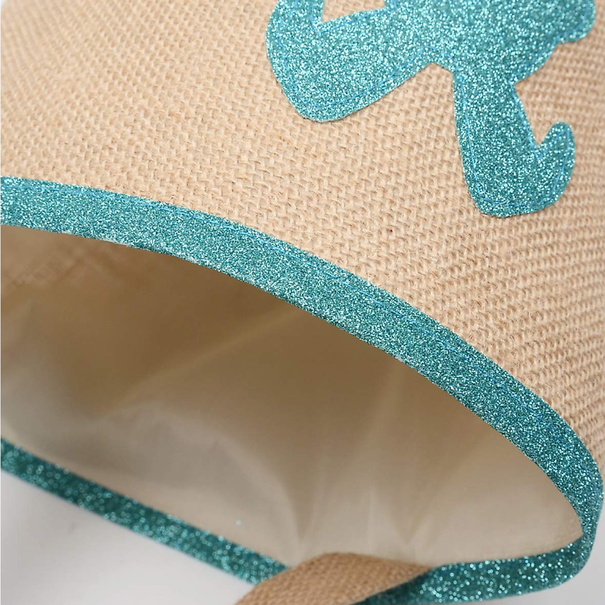 Easter Egg Basket For Easter Egg Hunt Burlap Easter Basket With Glittery Easter Bunny Print Bucket Bag Organizer For Toy Bins, Closet Hamper etc. (pink, 1) Nursery Decor