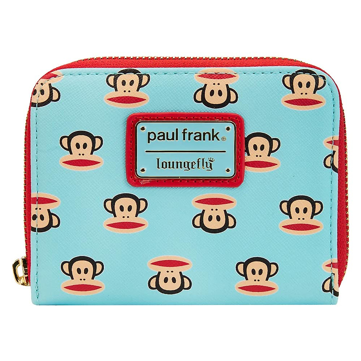 Loungefly Paul Frank Julius Head Faux Leather Zip Wallet
