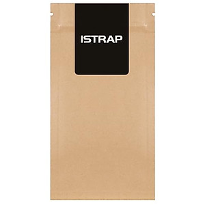 iStrap Leather Watch band Alligator Grain Calfskin Replacement Strap Stainless Steel Buckle Bracelet for Men Women-18mm 19mm 20mm 21mm 22mm 24mm-Black Brown