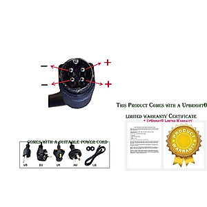 FSP Group Inc. Sparkle Power FSP150-AHAN1 9NA1501829 SPI P/N AD150-AHAN1-INTL 4-Pin DIN (Pin 1,3=+12V and Pin 2,4=COM) 12V 12.5A 150W 4 Prong Connector AC Adapter Switching Power Supply Cord Charger