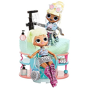 L.O.L. Surprise! Shine On Salon & Spa 5-N-1 Playset with 65+ Surprises- Working Waterfall, Light-Up Mirror, Full 360 Play and Accessories, Holiday Toy, Great Gift for Kids Girls Boys Ages 4 5 6+ Years Old