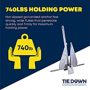 Tie Down Engineering 3000.3318 95045 14 Pound Marine Super Hooker Anchor