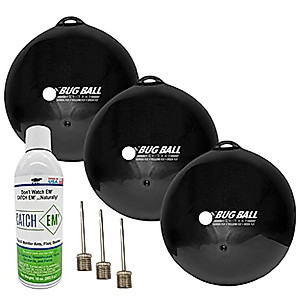 Bug Ball Deluxe kit- Odorless Eco-Friendly Biting Fly and Insect Killer with NO Pesticides or Electricity Needed, Kid and Pet Safe