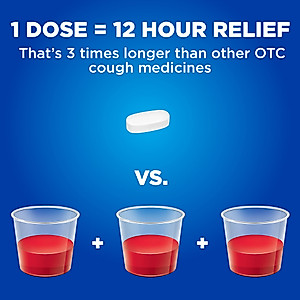 Amazon Basic Care Maximum Strength Chest Congestion and Mucus Relief, Guaifenesin Extended-Release Tablets, 1200 mg, 42 Count