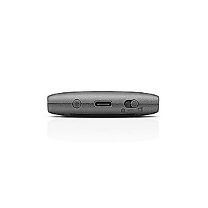 Lenovo Yoga Mouse with Laser Presenter, 2.4GHz Wireless Nano Receiver & Bluetooth 5.0, Award-Winning Ergonomic V-Shape, Adjustable 1600 DPI, Optical Mouse, GY50U59626, Iron Grey, gray
