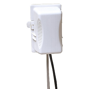 KidCo Outlet Plug Cover S211, White, Baby Safety Electrical Outlet Cover Box Childproof Large Plug Cover for Babyproofing Outlets Easy to Install & Use