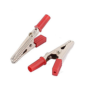 IIVVERR 26pcs Electric Test Crocodile Alligator Clip Clamp 55mm Red (26pcs prueba eléctrica cocodrilo cocodrilo Clip abrazadera 55 mm rojo