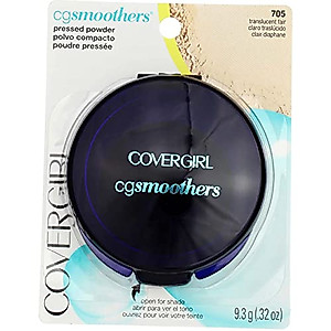 COVERGIRL Smoothers Pressed Powder, Translucent Fair .32 oz (9.3 g) (Packaging may vary)