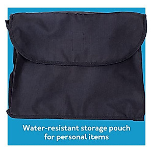 Carex Crosstour Rolling Walker Rollator - Rolling Walker with Seat - Folding, Euro Style Rollator, 4 Wheel Walker for Seniors- 300lb Capacity, Walker with Seat for Seniors