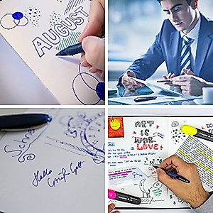 Schneider One Business Rollerball Pen, 0.6 mm Ultra-Smooth Tip, Blue Barrel, Blue Ink, Box of 10 Pens (183003)