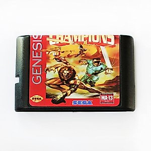 Retro Game Eternal Champions 16 Bit MD Game Card For Sega Mega Drive For Sega Genesis (Black)