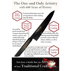 Sakai Takayuki 【The knife brand favored by Japanese chefs】 Rokoku Chef Knife Gyuto Japanese Knife 8 inch (MPN RG210)