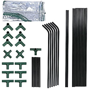 Portable Mini Greenhouse for Outdoors , 6.0' x 3.0' x 3.0' Small Greenhouse for Indoor Outdoor, Mini Clear Green house with PE Cover and Roll-Up Zipper Door for Winter Seedling, Flowers, Plant Growing