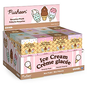 GUND Pusheen Ice Cream Surprise Plush Series #18 Mystery Unboxing, Multicolor, 3” (Unbox 1 of 8 Mystery Styles)