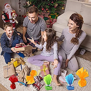 120 Pcs Cellophane Sheets, 6x6 Inches Cello Sheets Colored Cellophane Wrap Colored Transparency Sheets for Candy, DIY Arts Crafts