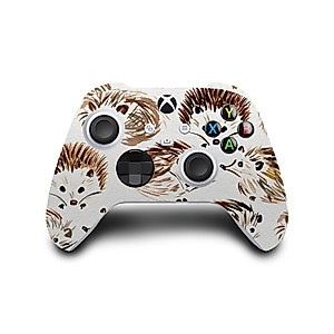 Head Case Designs Officially Licensed Cat Coquillette Hedgehogs Art Mix Vinyl Sticker Gaming Skin Decal Cover Compatible With Xbox Series S Console and Controller Bundle