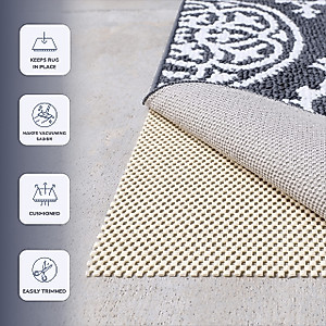 Slip-Stop Super Grip Outdoor Non-Slip Rug Pad for Hardwood Floors, USA-Made Outdoor Rug Gripper Prevents Outdoor Rugs from Sliding 8 x 10 ft