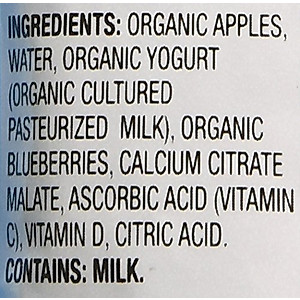 Earth's Best Sesame Street Fruit Yogurt Smoothies - Apple Blueberry - 4.2 oz - 6 pk