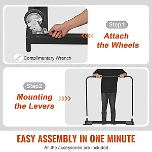 VEVOR Steel Panel Truck, 1500 LBS Panel Dolly Cart with 5" Swivel Casters and 36.02" x 24.02" Deck, Heavy-Duty Drywall Sheet Cart, Handling Wall Panel, Sheetrock, Lumber for Garage, Home, Warehouse