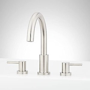Signature Hardware 953766-LV Lexia Deck Mounted Roman Tub Filler Faucet - Less Valve