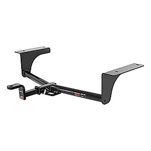 CURT 113563 Class 1 Trailer Hitch with Ball Mount, 1-1/4-In Receiver, Fits Select Mazda 6, Black