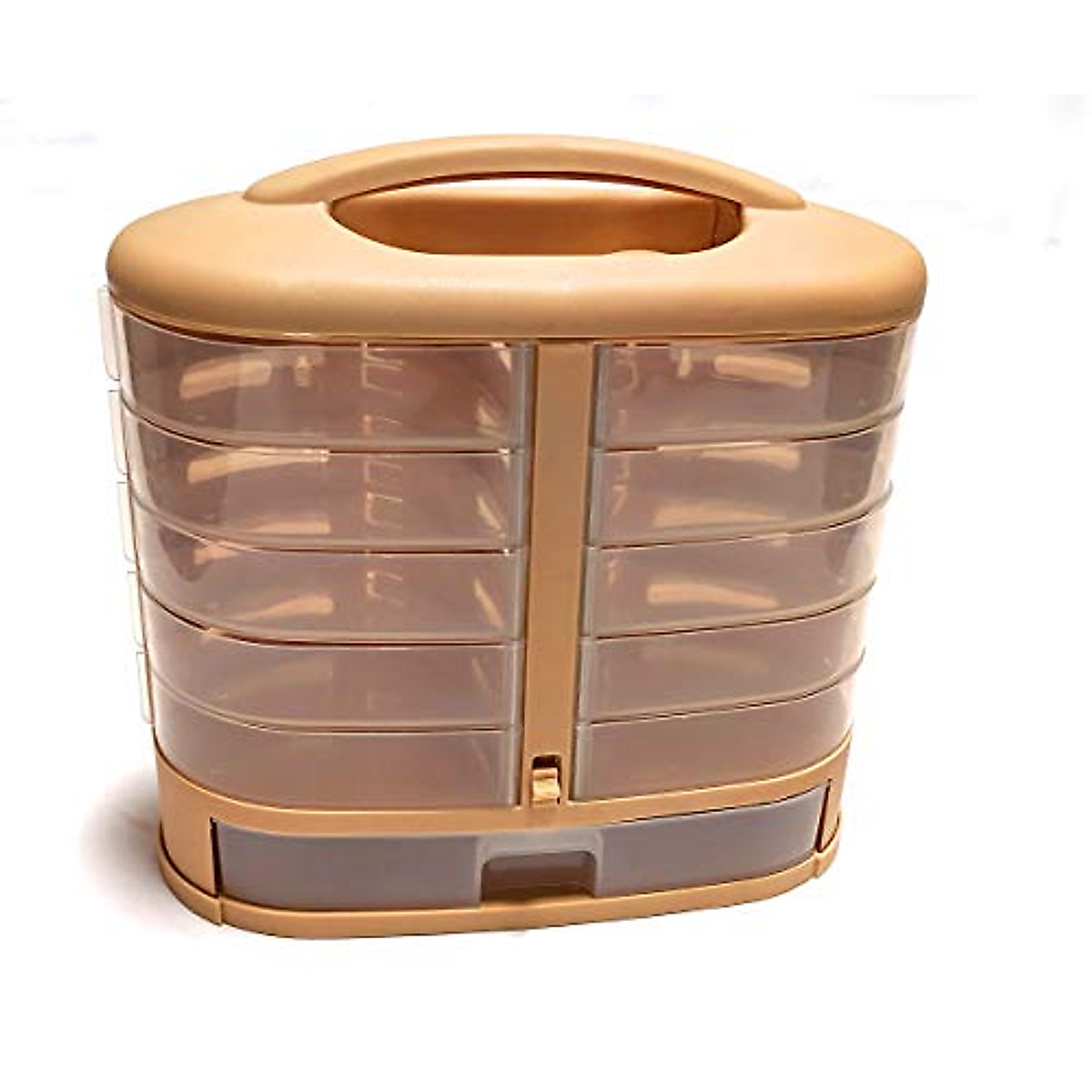 Eleven Translucent Drawer Portable and Sturdy Storage and Organization Cabinet/Box, for Home, Office or Sewing Room. Use for Arts, Crafts, Hobby, Beads, Notions, Crayons, Batteries, and Small Parts.