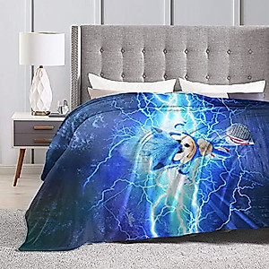 Cartoon Blanket Super Soft Flannel Throw Blanket Warm Lightweight for Kids Adults Gifts 50"X40"
