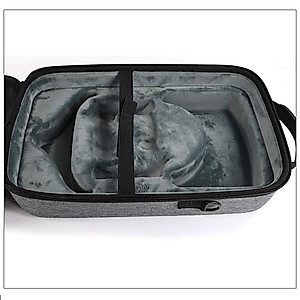 CrustPro Fashion Travel Case for Oculus Quest VR Gaming Headset and Controllers Accessories Waterproof Carrying Bag (Grey)
