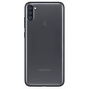 Samsung A11 SM-A115M/DS, 4G LTE, International Version (No US Warranty), 64GB 3GB RAM, Black - Unlocked (GSM Only | Not Compatible with Verizon/Sprint)