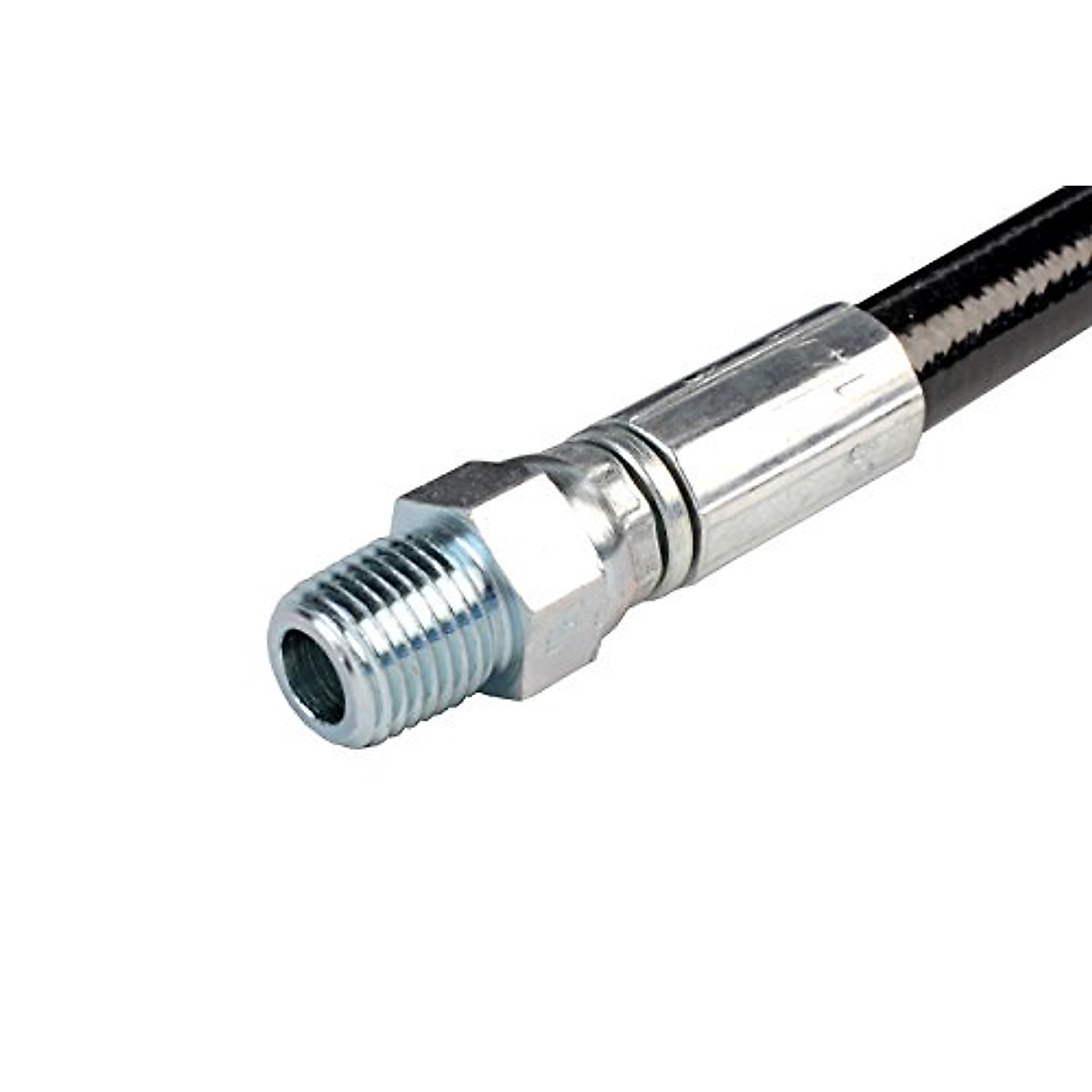 Sewer Jetter Kit 1/8" NPT x 50' Hose & 4.0 Orifice Button Nose Nozzle 4000 PSI