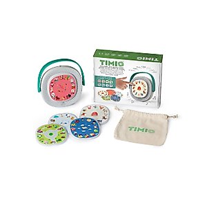 TIMIO Starter Kit: The Screen-Free, Interactive Educational Audio & Learning Toy from 2 Years on with 5 Discs + 8 Languages DE/EN/FR/ES/IT/NL/CN/PT