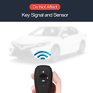 INFIPAR 2pcs Compatible with Subaru WRX BRZ Ascent Forester Crosstrek Legacy Outback Impreza XV WRX STI XV Crosstrek Key Fob Cover Case Key Chain Protector Holder