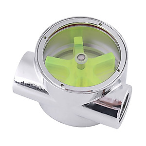 Water Indicator,Tungsten Alloy G1/4" Standard Female to Female Thread Computer Water Cooling Indicator