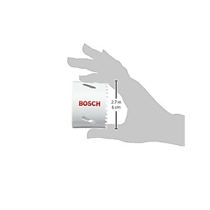 BOSCH HB250 2-1/2 In. Bi-Metal Hole Saw , White