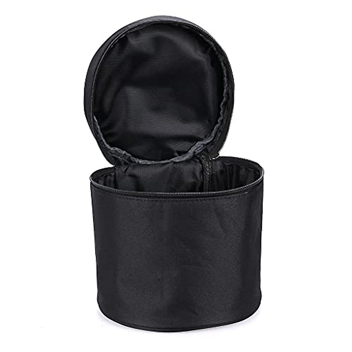 BTSKY Multifunction Marker Case - Zippered Canvas Pen Bag Pencil Case Stationary Storage for 80 Markers, Black (NO Compartments Inside)