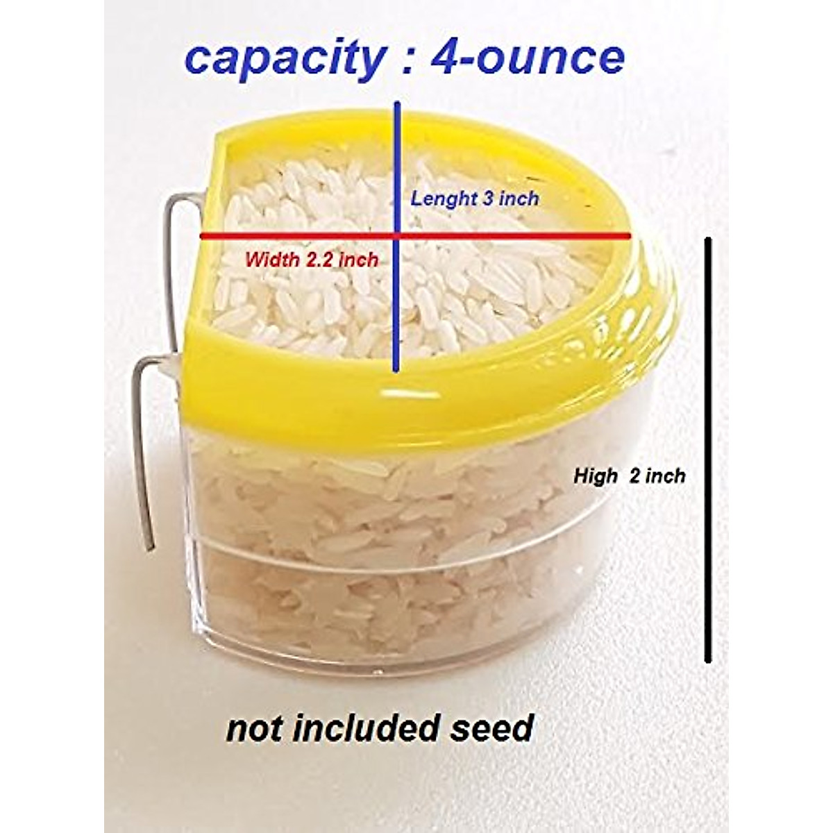 Fast Life Plastic Bird Water Cups Feeder