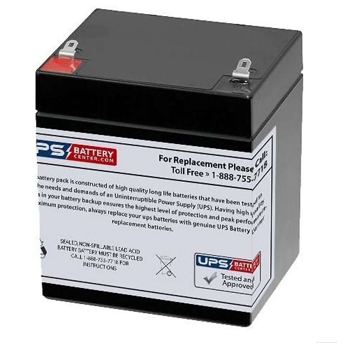 ADT Security Safewatch Pro 3000 12V 5Ah Replacement Battery