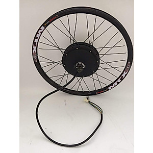 NBPOWER QS 3000W Brushless Hub Motor,72V 80A Sabvoton programmable Controller, TFT Color Display,with PAS and Alarm, 3000W Electric Bike Conversion Kit (26inch Rear)