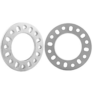 ZHTEAPR 2pc Universal Wheel Spacers 12mm 1/2" for most 8 Lug Vehicle 8x6.5 8x165.1 8x170 8x180 Compatible with F250 E350 Ram 2500 3500 Express 3500 K3500 Silverado Suburban 2500 Sierra 2500HD 3500HD