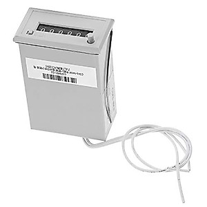 YWBL-WH Electromagnetic Counter, 6 Digit Industrial Totalizer Pulse Counter for Chemical Textile Machinery CSK6-NKW (AC 110V)