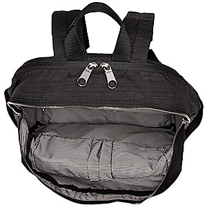 Kipling Women's Citrine 13" Laptop Backpack, Black Dazz, 12.75" L x 16.25" H x 5" D