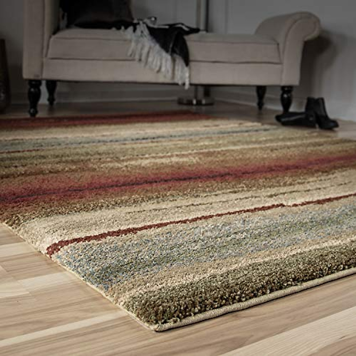 Orian Rugs Wild Weave Dusk to Dawn Area Rug, 5'3" x 7'6", Multicolor
