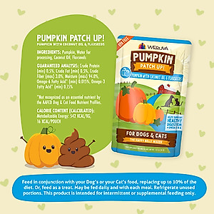 Weruva Pumpkin Patch Up! Pumpkin Pouches for Dogs & Cats
