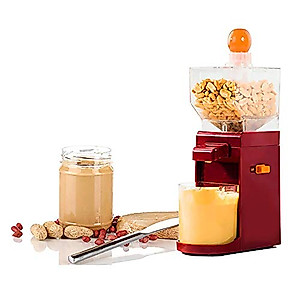 ZHWDD Home 220V Electric Peanut Butter Maker, 500Ml Portable Nut Butter Manufacturing Small Cooking Grinder for Coffee Corn Peanut Cashew Hazelnut Grain Mill