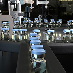 PATIKIL 10ml Glass Vials, 100pcs Glass Vial Small Glass Vials Empty Sample Bottle Mini Clear with Caps Seal Rubber Stopper Injection Port for Lab Injection Plants Essential Oil, Brown