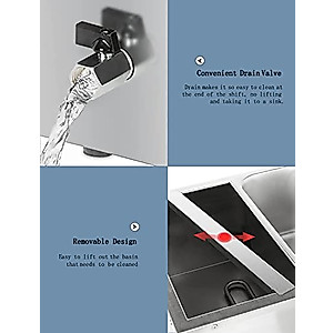 Steam Table Food Warmer 3 Pan,1200w Commercial Countertop Electric Warmers for Food,Stainless Steel Bain Marie Buffet with Lids 21qt Lage Capacity for Hotel and Restaurants