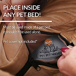 K&H PET PRODUCTS Pet Bed Warmer Gray X-Large 15.75 X 25.5 Inches