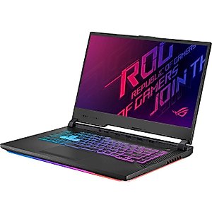ASUS ROG Strix G Gaming Laptop, 15.6” 120Hz IPS Type Full HD, NVIDIA GeForce GTX 1660 Ti, Intel Core i5-9300H, 8GB DDR4, 512GB PCIe NVMe SSD, RGB KB, Windows 10, GL531GU-WB53