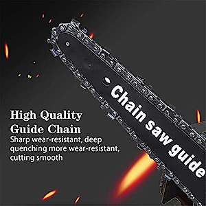 Mini cordless chainsaw, 2 pound ultra-light upgrade version, 6-inch one-hand portable electric chain saw, Equipped with 24V 2.0Ah battery and charger for wood cutting and tree trimming