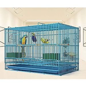 Tyoo Bird Cage Pet Supplies Suitable for Small Birds Used As a Nest for Homing Pigeons Suitable for Most Bird Cages Assembled and Cleaned (Size : 352526cm/13.78" 9.84" 10.24")